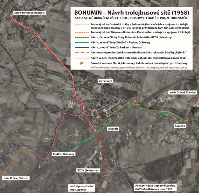 1956–60: Trolejbusy v Bohumíně | Československý Dopravák