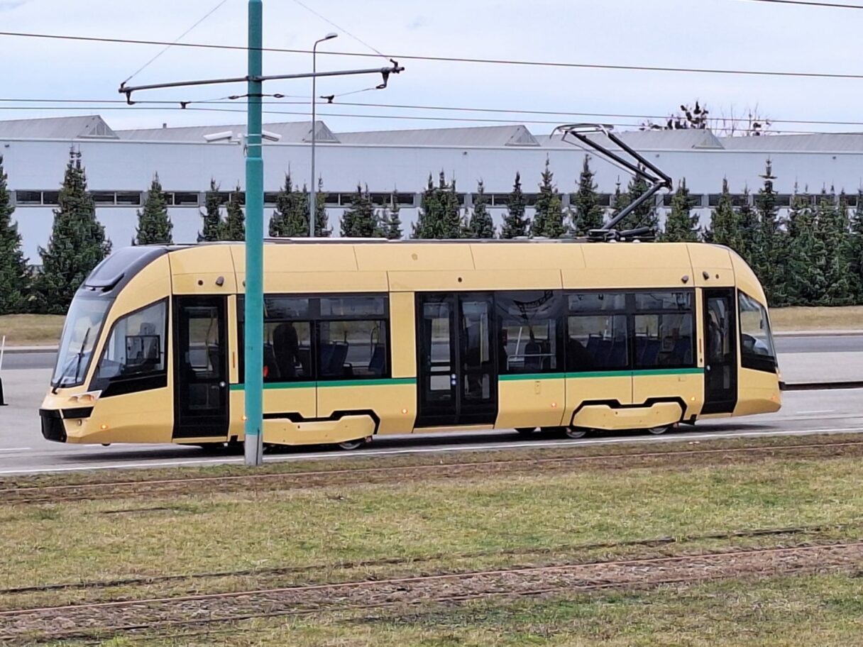 První tramvaj Moderus Gamma pro Woltersdorf zahájila zkoušky v Poznani | Československý Dopravák